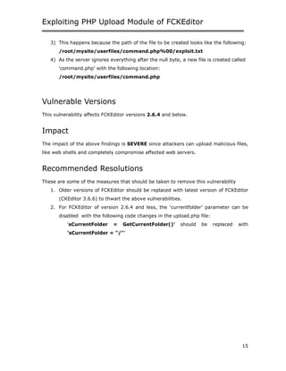 File upload-vulnerability-in-fck editor | PDF