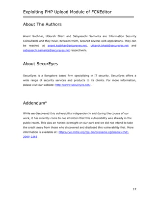 File upload-vulnerability-in-fck editor | PDF