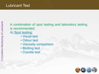 Oil Analysis Fundamentals Lubricant Condition Monitoring | PPTX