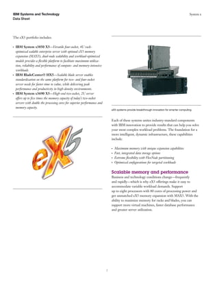 IBM e x5 Brochure | PDF