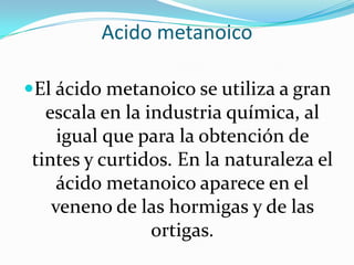 Ácidos y bases en la industria | PPTX