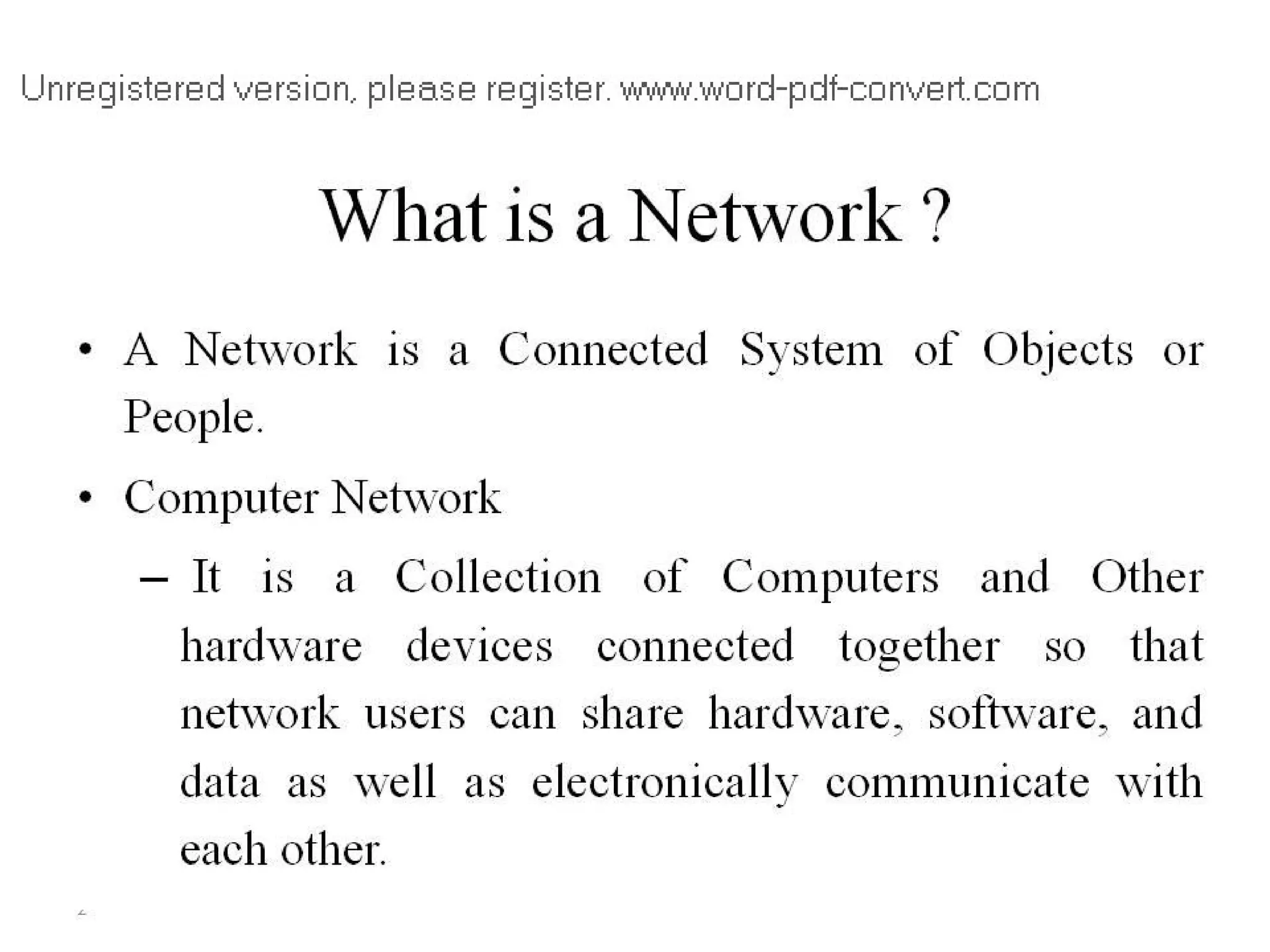 Computer Network | PPT
