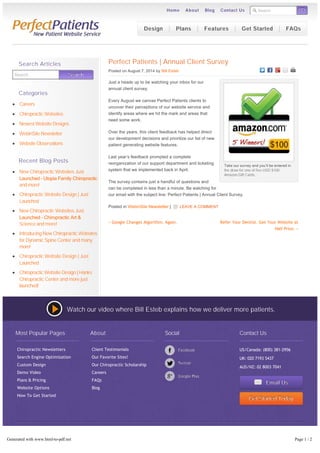 Perfect Patients | PDF