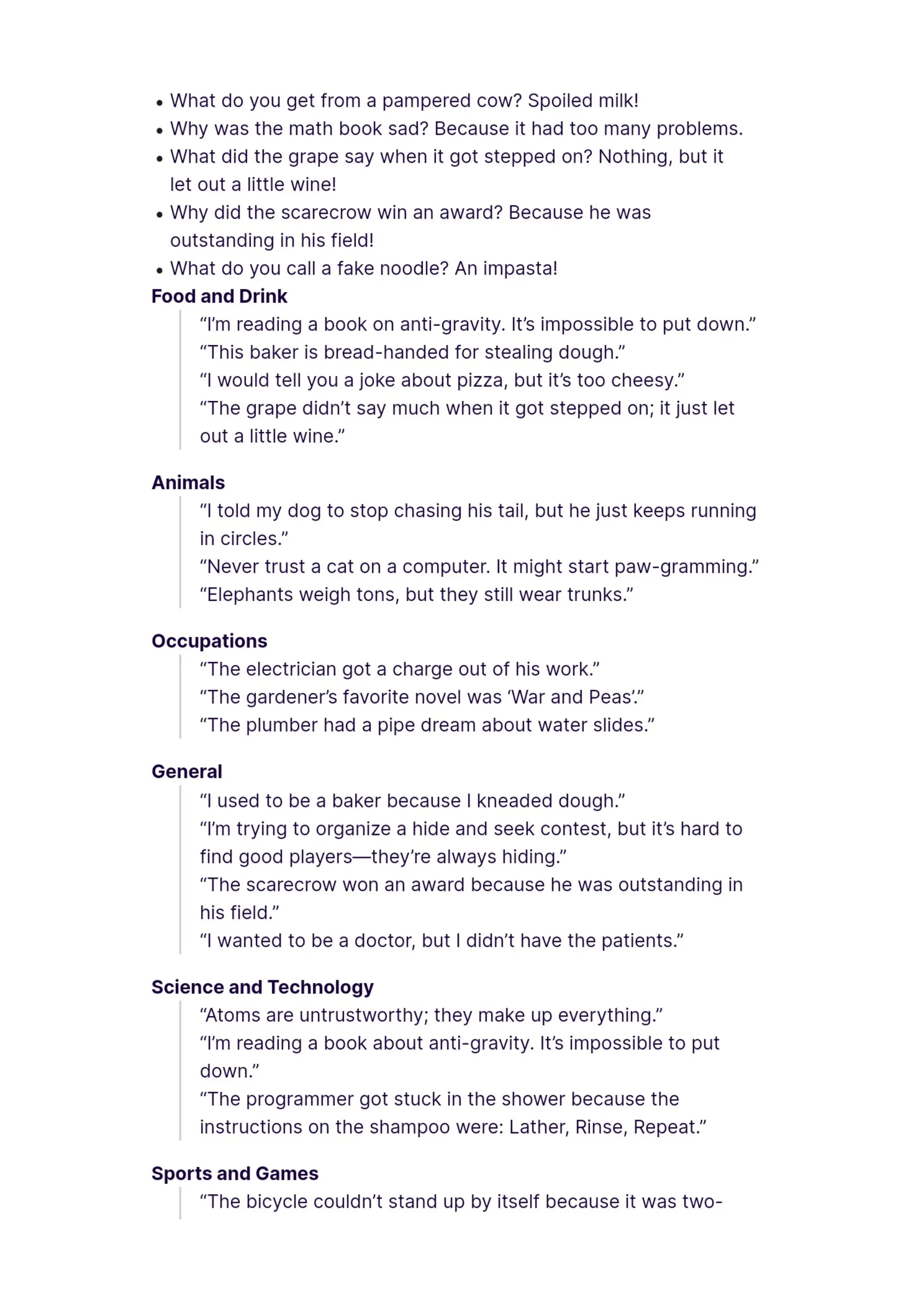 LITERARY TERMS IN ENGLISH - PUN SENTENCES | PDF