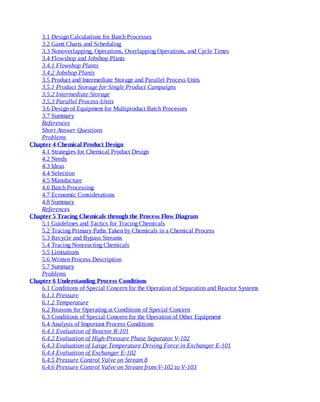 Analysis, Synthesis, and Design of Chemical Process | PDF