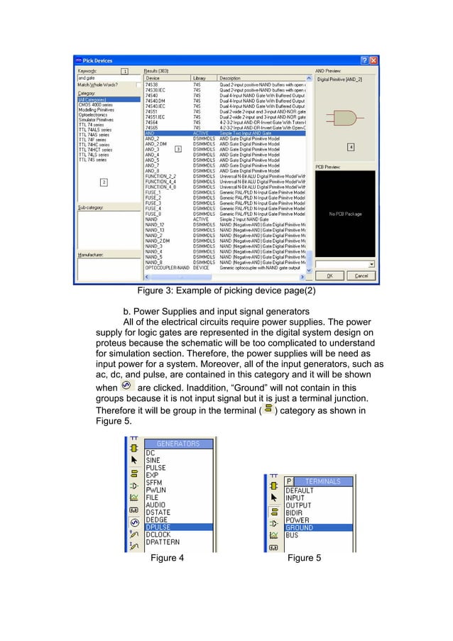 File 1 Proteus Tutorial For Digital Circuit Design Pdf Computer Peripherals Computing