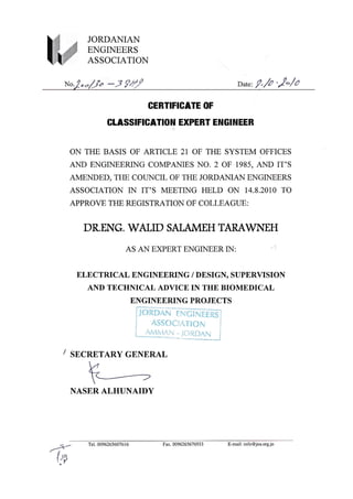 certified expert in biomedical engineering projects | PDF