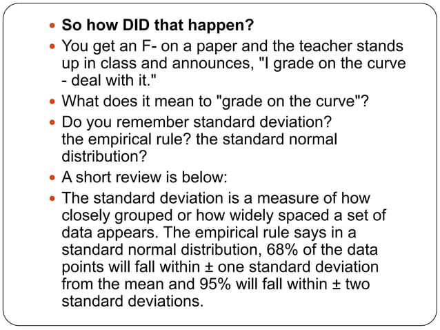 Introduction To Bell Shaped Curve Pptx