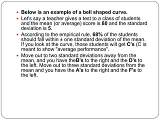 Introduction to Bell Shaped Curve | PPTX