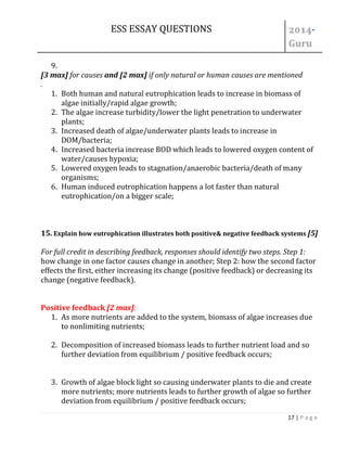 File 2 ess-important essay question asnwer | PDF