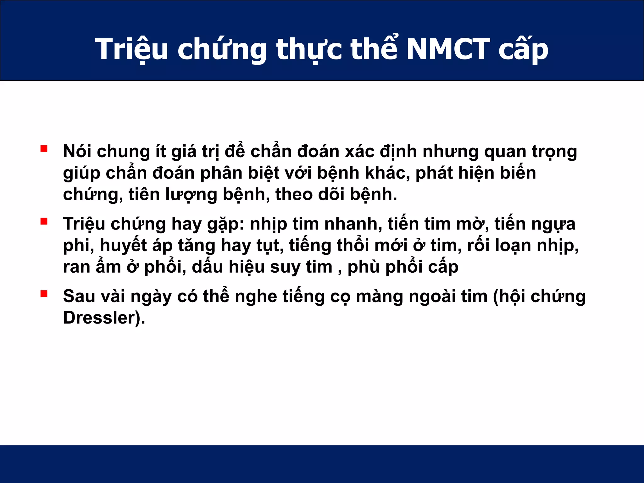 Chẩn đoán và điều trị NMCT | PDF