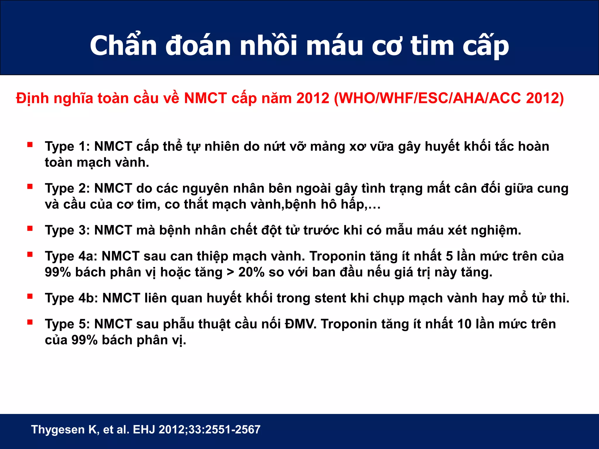 Chẩn đoán và điều trị NMCT | PDF