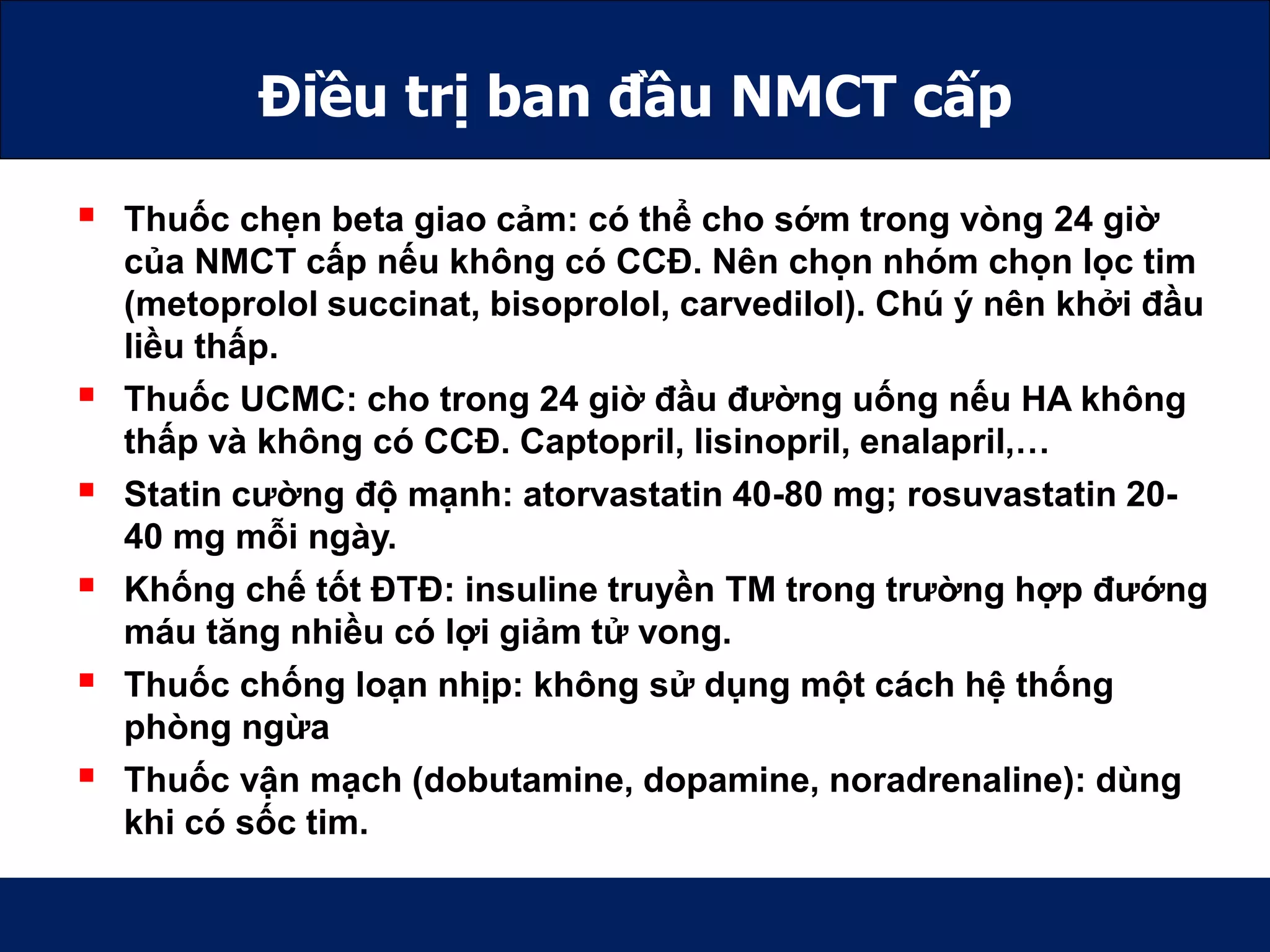 Chẩn đoán và điều trị NMCT | PDF