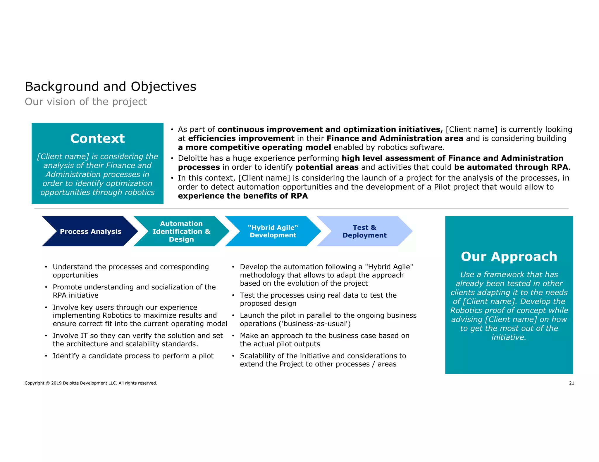 Deloitte Business Process Solutions Robotic Process Automation – Circo ...