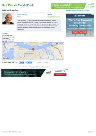 Jodat Law Group P.A. | PDF