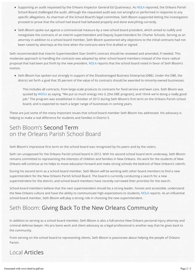 Seth Bloom Legal | PDF