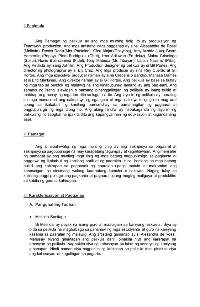 Isang Suring Pelikula sa Pelikulang | DOCX