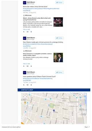 Attorney Seth Jeremy Bloom | PDF