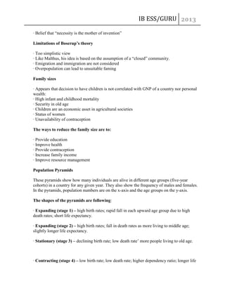 ESS Paper 1 Exam Paper Definitions | PDF