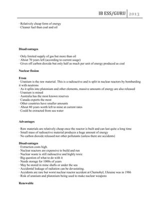 ESS Paper 1 Exam Paper Definitions | PDF