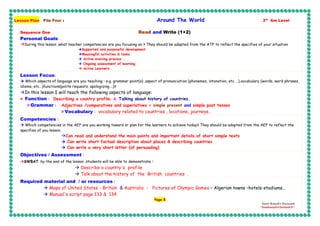 File4 around the world 3 am level- according to the atf & aef compet | PPT