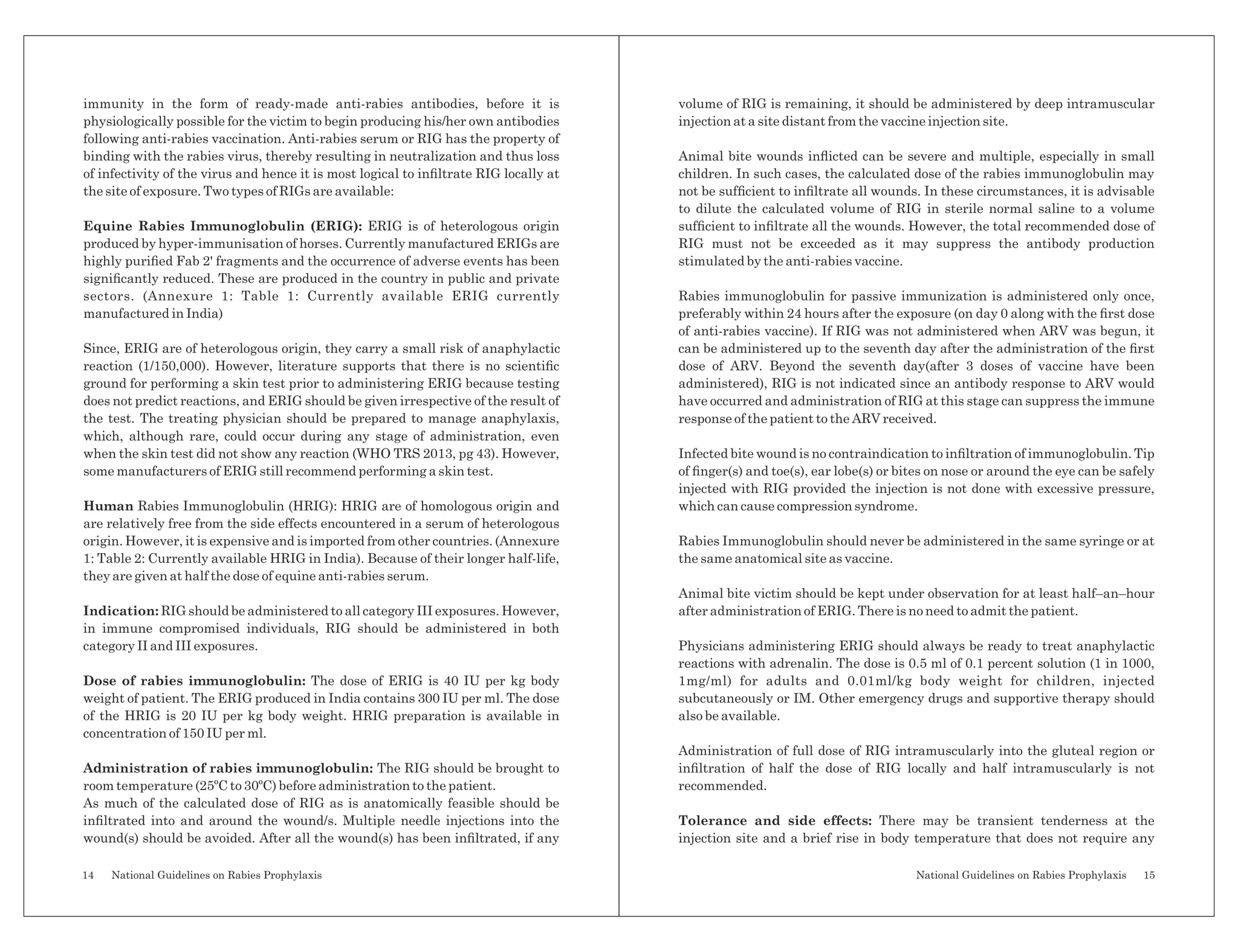 National rabies guidelines | PDF