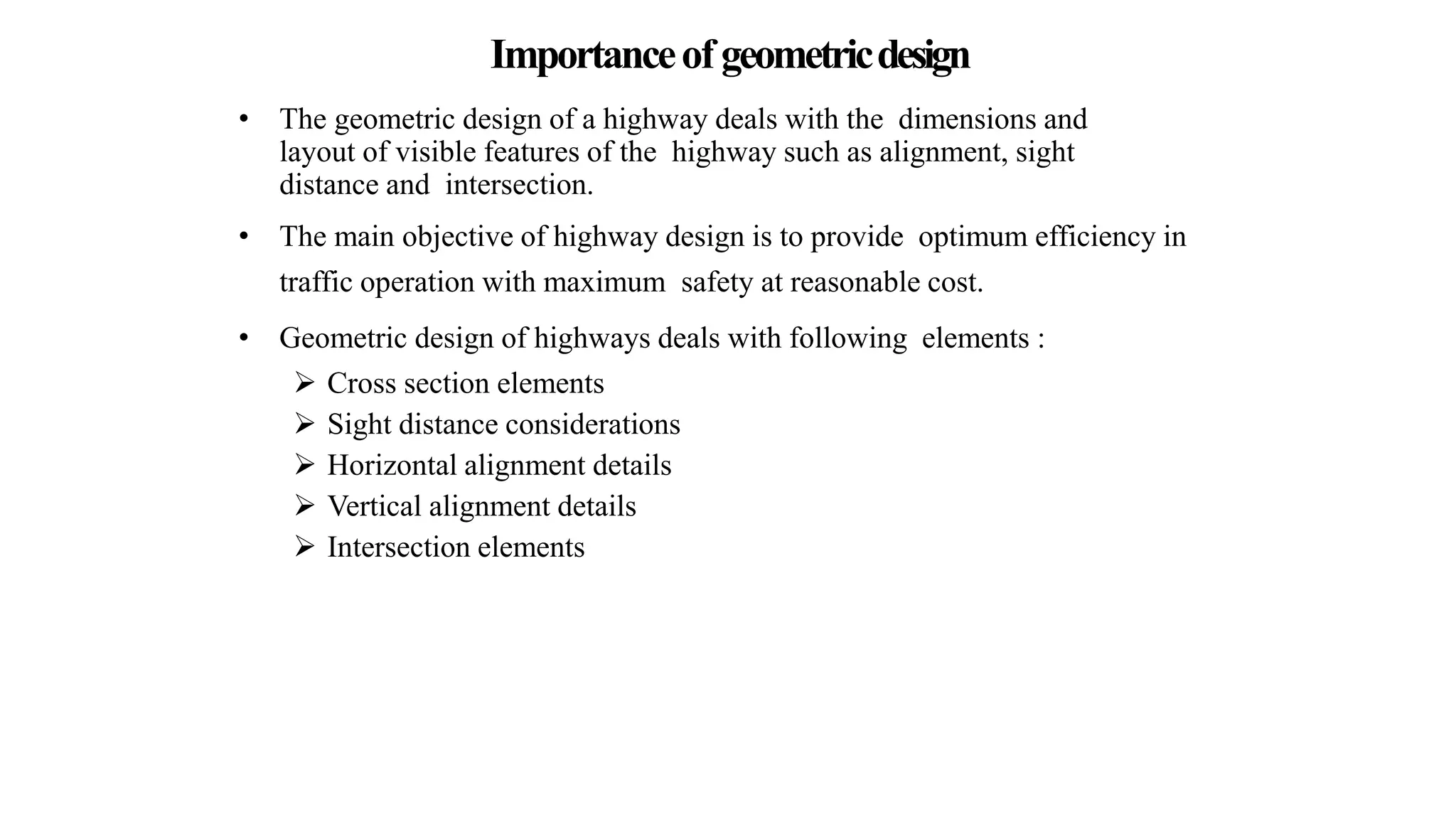 Highway design | PDF