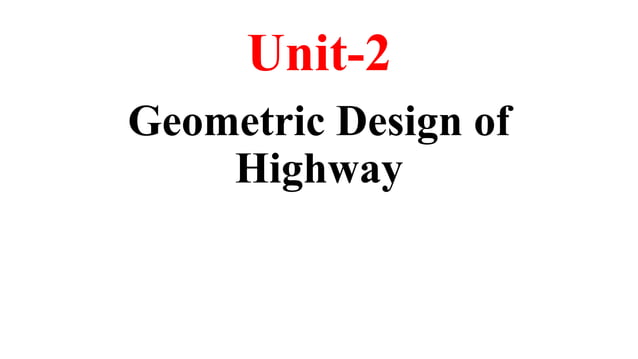 Highway design | PDF | Geography | Science
