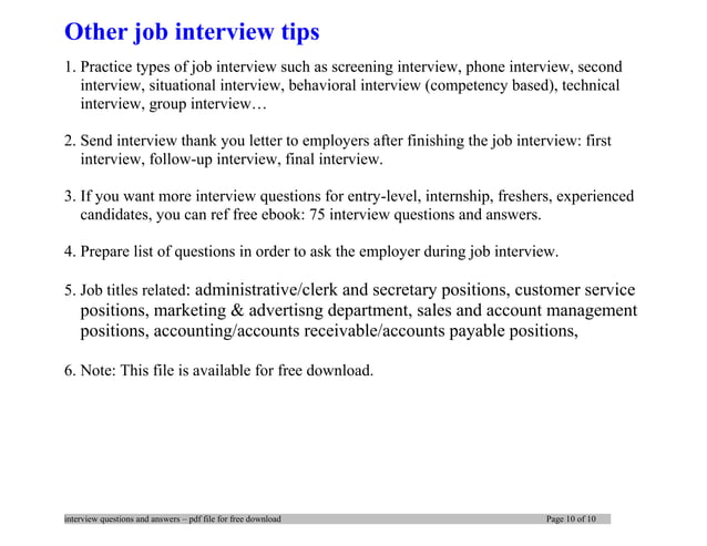 Abbott Laboratories interview questions and answers | PPT Abbott Laboratories interview questions and answers | PPT