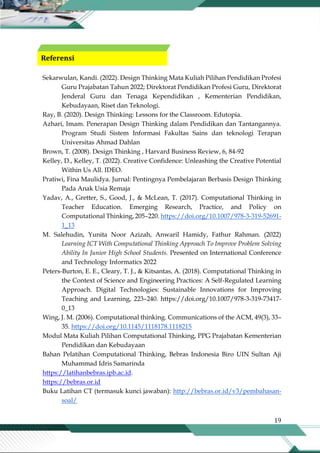 KB-4 Design Thinking dan Computasional Thnking06112024 | PDF