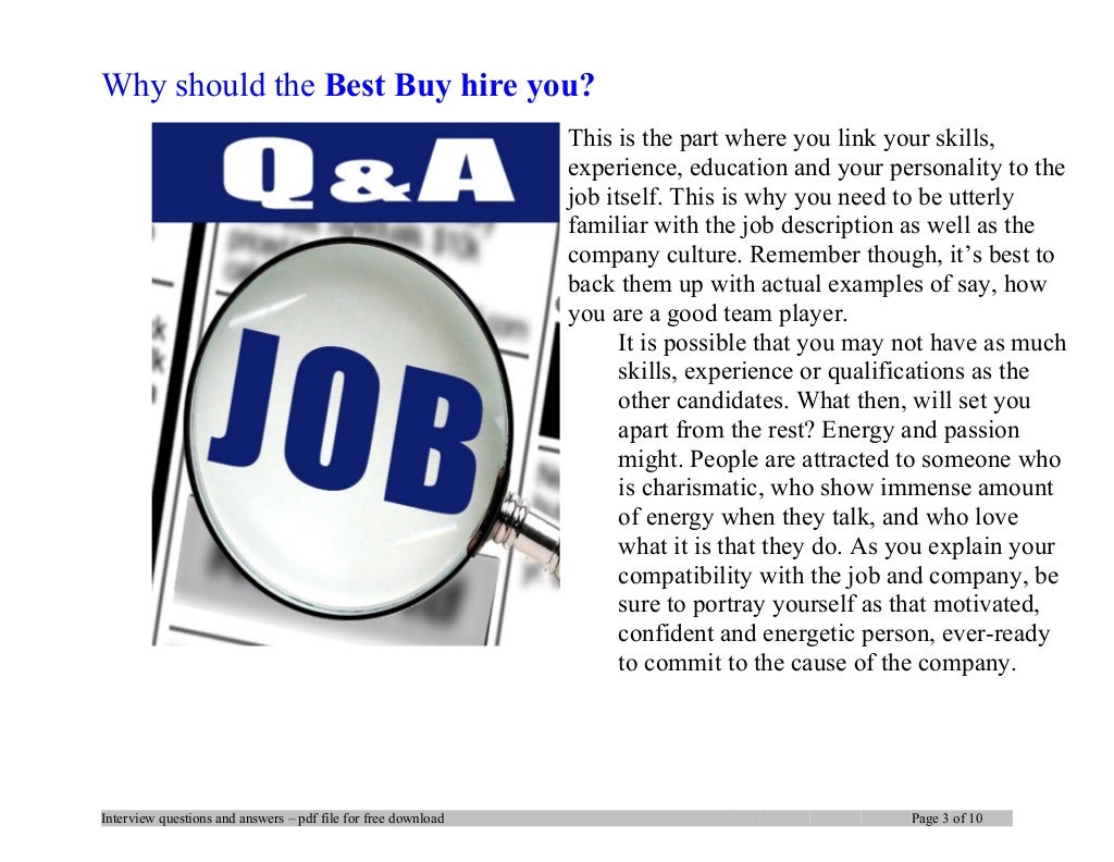 Best Buy interview questions and answers Best Buy interview questions and answers