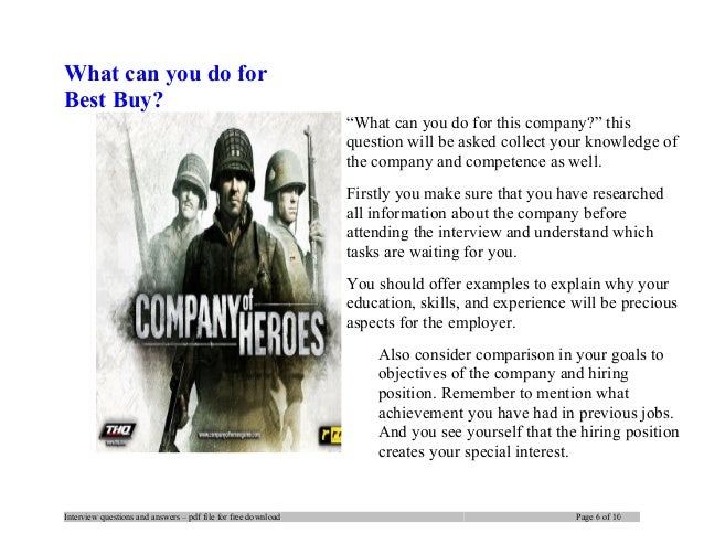 Best Buy interview questions and answers Best Buy interview questions and answers