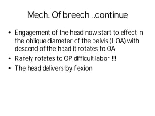 Breech presentation | PDF | Pregnancy | Reproductive Health