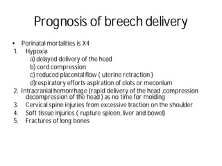 Breech presentation | PDF | Pregnancy | Reproductive Health
