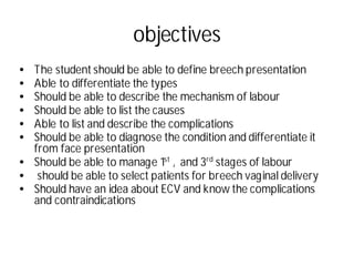 Breech presentation | PDF