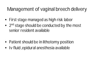 Breech presentation | PDF | Pregnancy | Reproductive Health