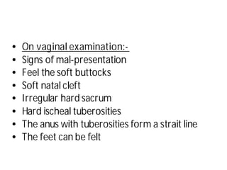 Breech presentation | PDF | Pregnancy | Reproductive Health