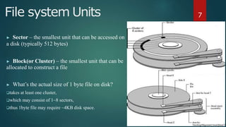 File Access & File System & File Allocation Table | PPT