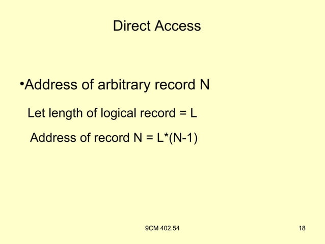 File access methods.54