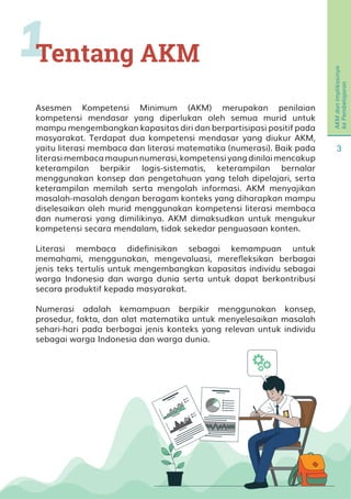 AKM dan Implikasinya pada pembelajaran | PDF