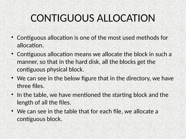 FILE ALLOCATION METHODS.pptx ........... | PPT