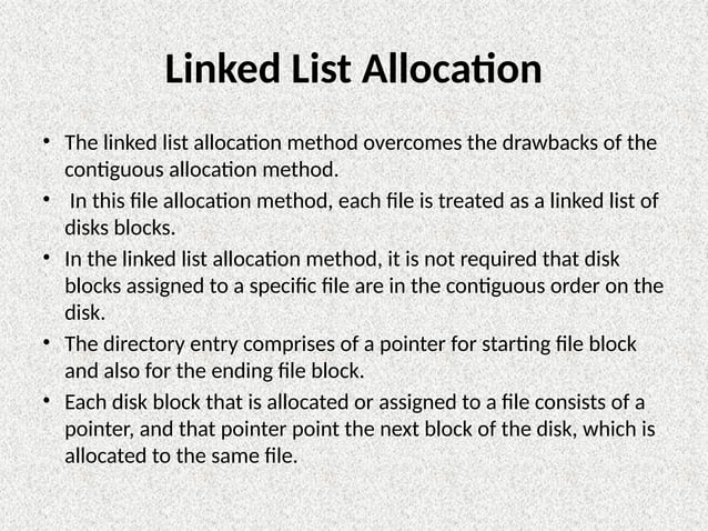 FILE ALLOCATION METHODS.pptx ........... | PPTX