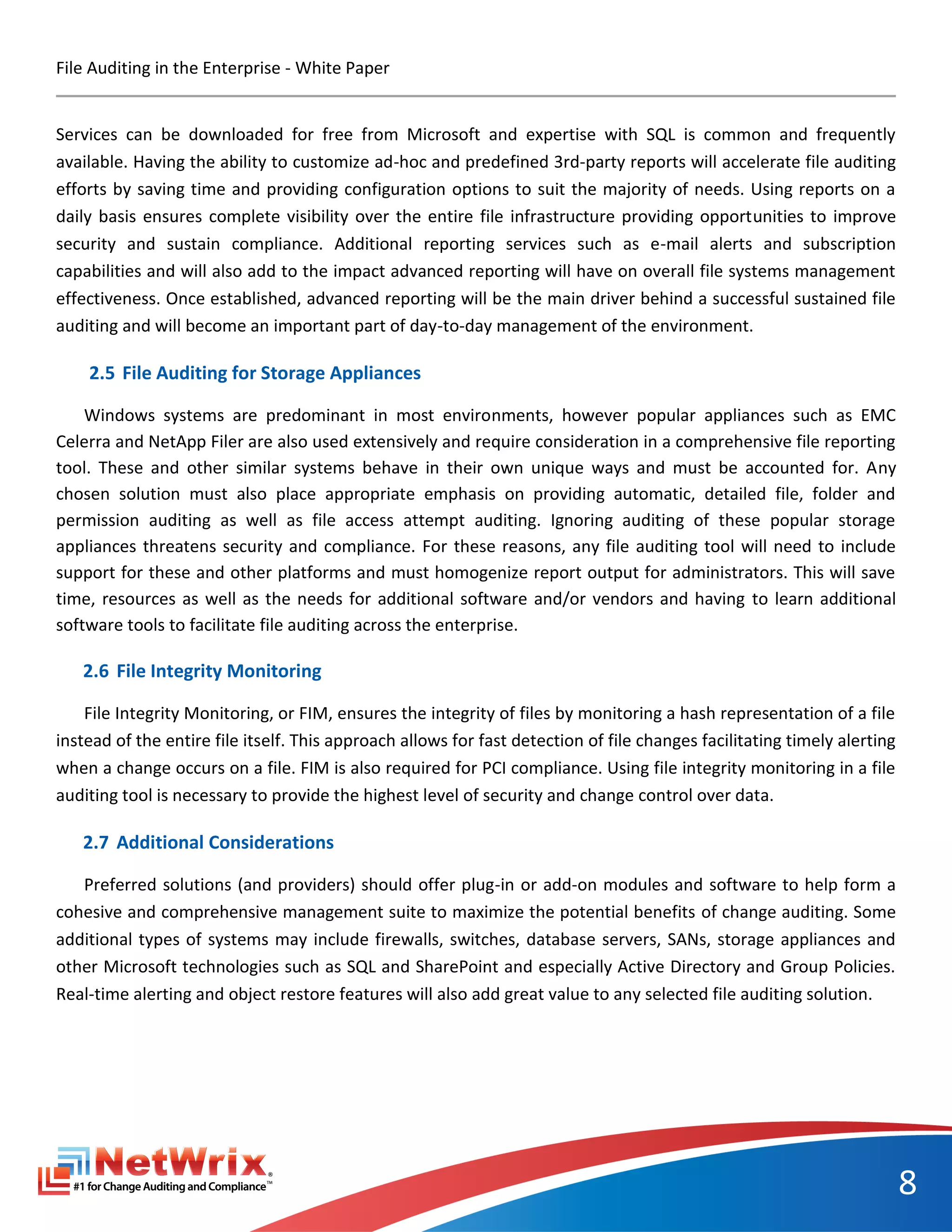 File Auditing in the Enterprise | PDF