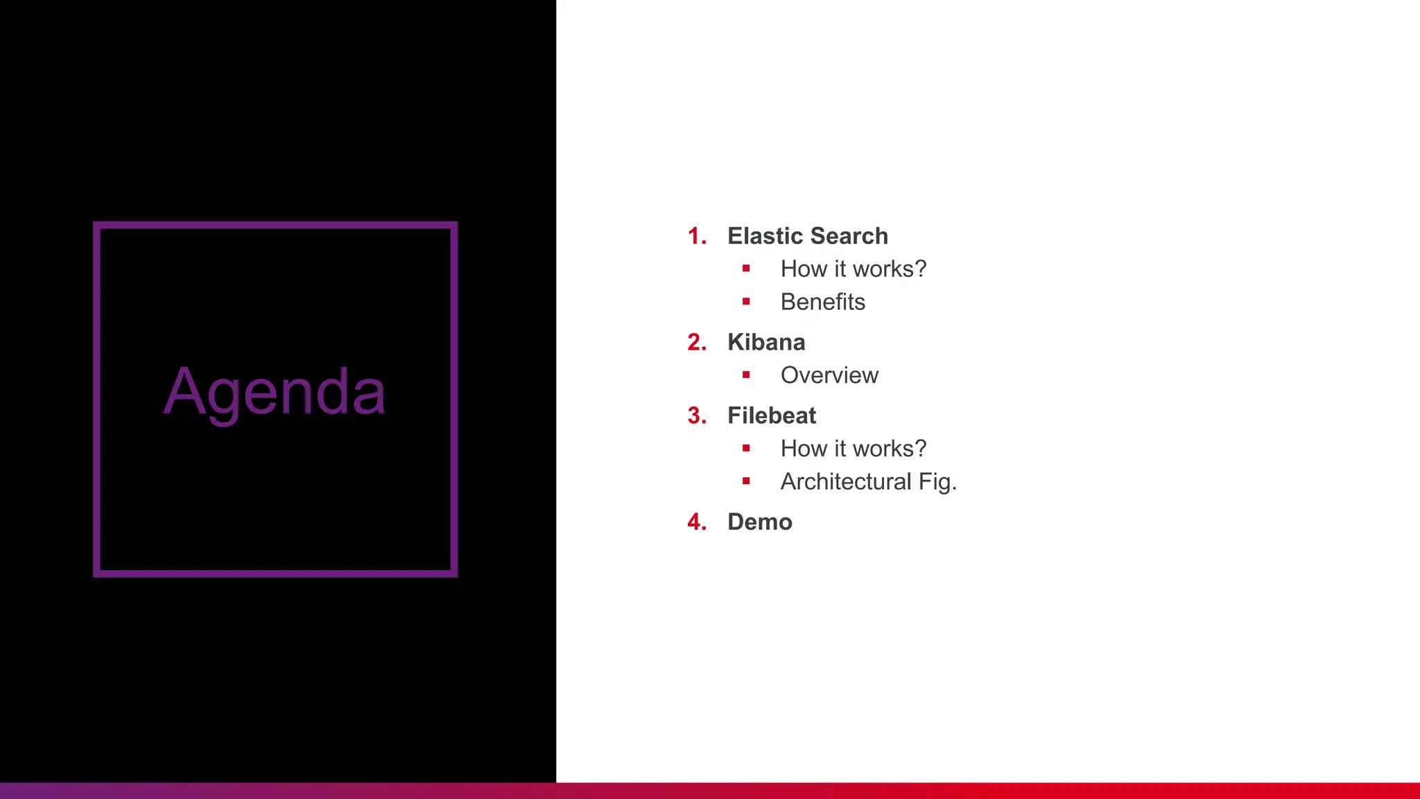 Filebeat Elastic Search Presentation.pptx | Databases | Computer Software and Applications