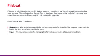 Filebeat Elastic Search Presentation.pptx | Databases | Computer Software and Applications