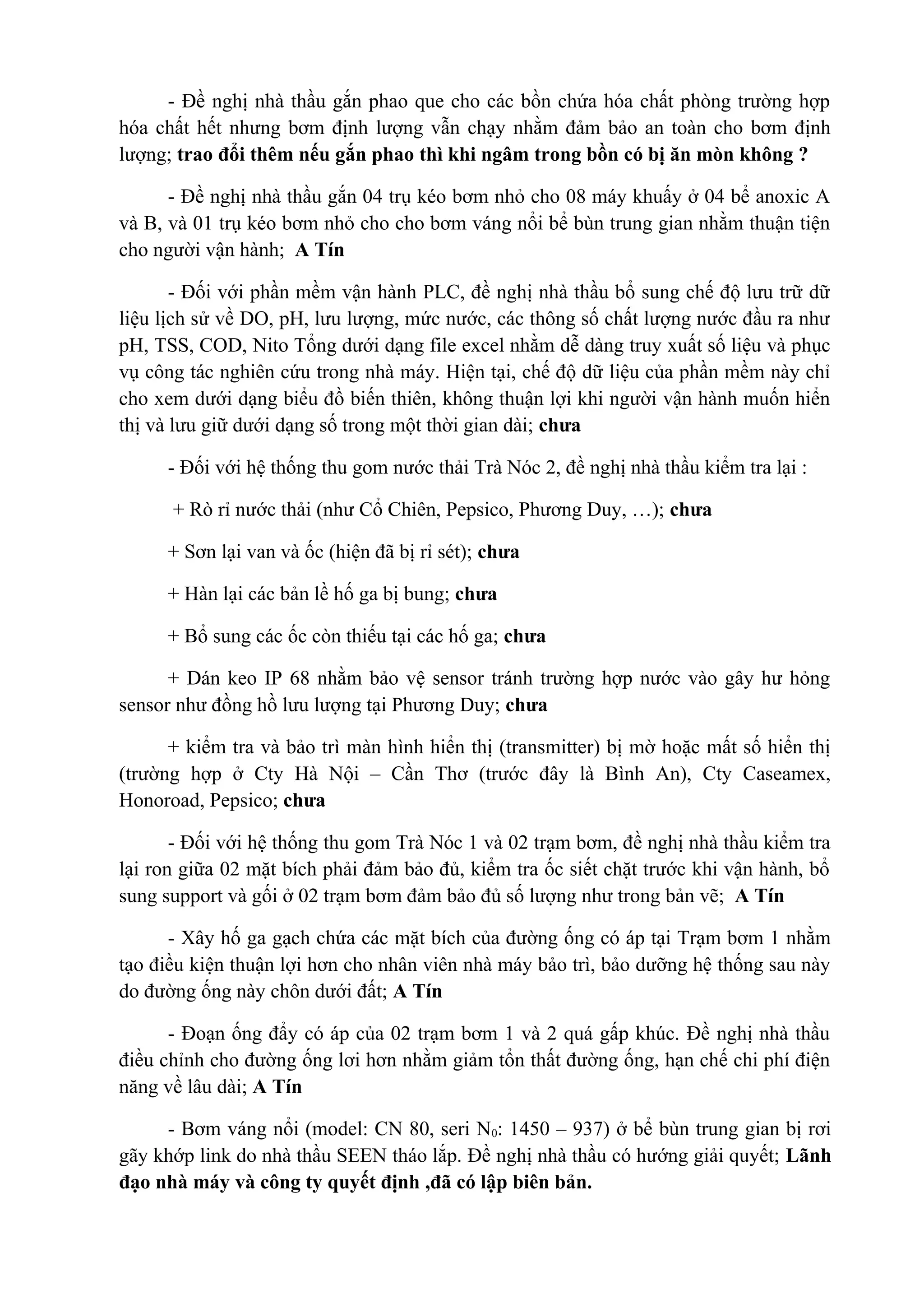 File báo cáo các công viec seen da thuc hien xong và chưa xong | PDF