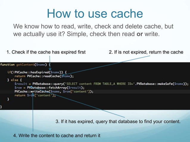 Basic File Cache Tutorial - PHP | PPTX