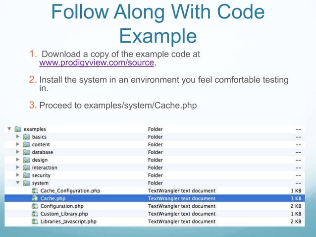 Basic File Cache Tutorial - PHP | PPTX