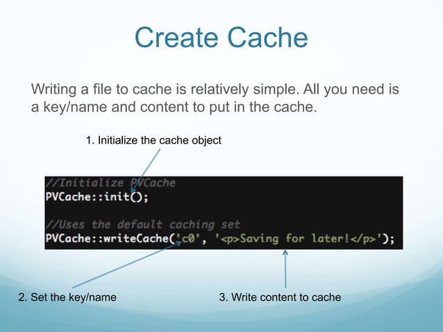 Basic File Cache Tutorial - PHP | PPTX
