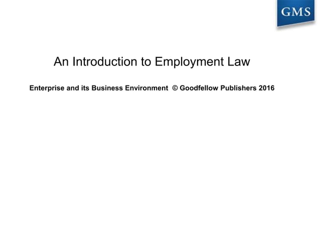 fileChapter 4 Employment Law powerpoint slides | PPT | Business ...